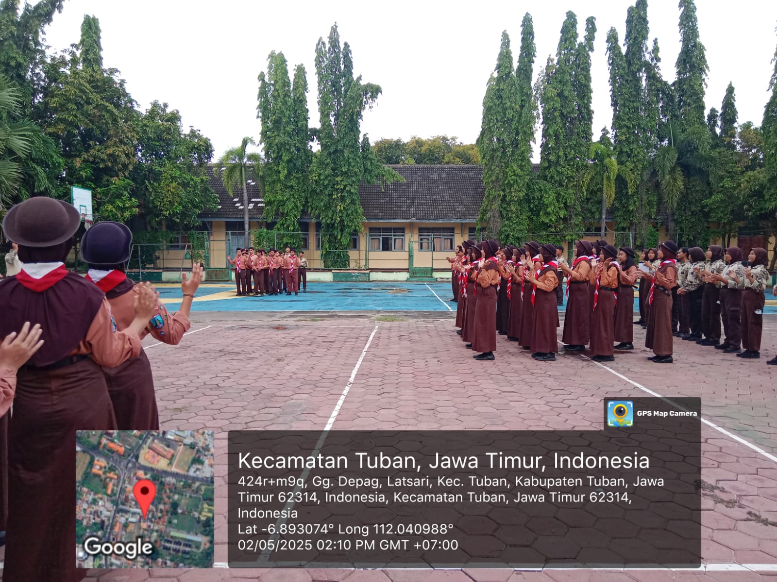 Kegiatan Pramuka Rutin Kelas 8